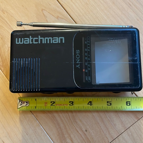 Sony | Portable Audio & Video | Sony Watchman Bw Portable Tv | Poshmark